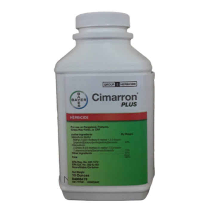 Cimarron Plus Herbicide | Metsulfuron Methyl & Chlorsulfuron | 10 Oz ...