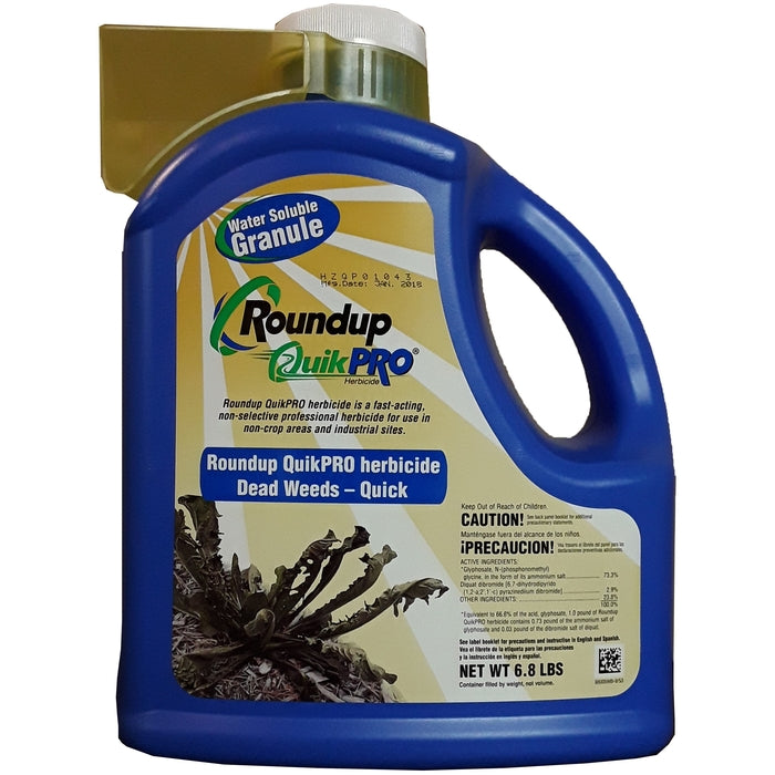 Roundup QuikPro | Glyphosphate & Diquat Dibromide | 6.8 LB Size ...