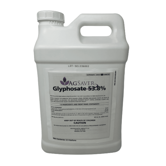AgSaver 53.8% Glyphosate | 2.5 Gallons Size – Chemical Warehouse