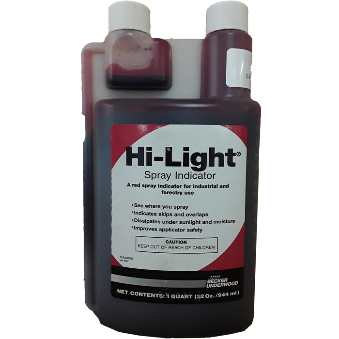Hi-Light Red Spray Indicator | Quart — Chemical Warehouse