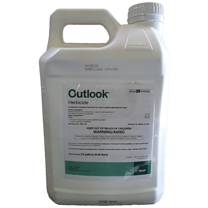 Outlook Herbicide | Dimethenamid-P | 2.5 Gallon Size – Chemical Warehouse
