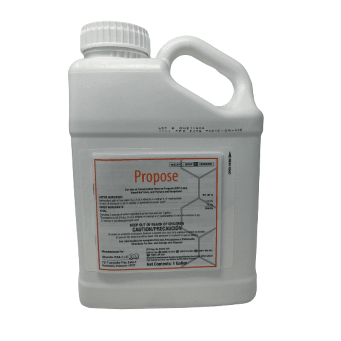Propose | Ammonium salt of imazapic | 1 Gallon Size – Chemical Warehouse
